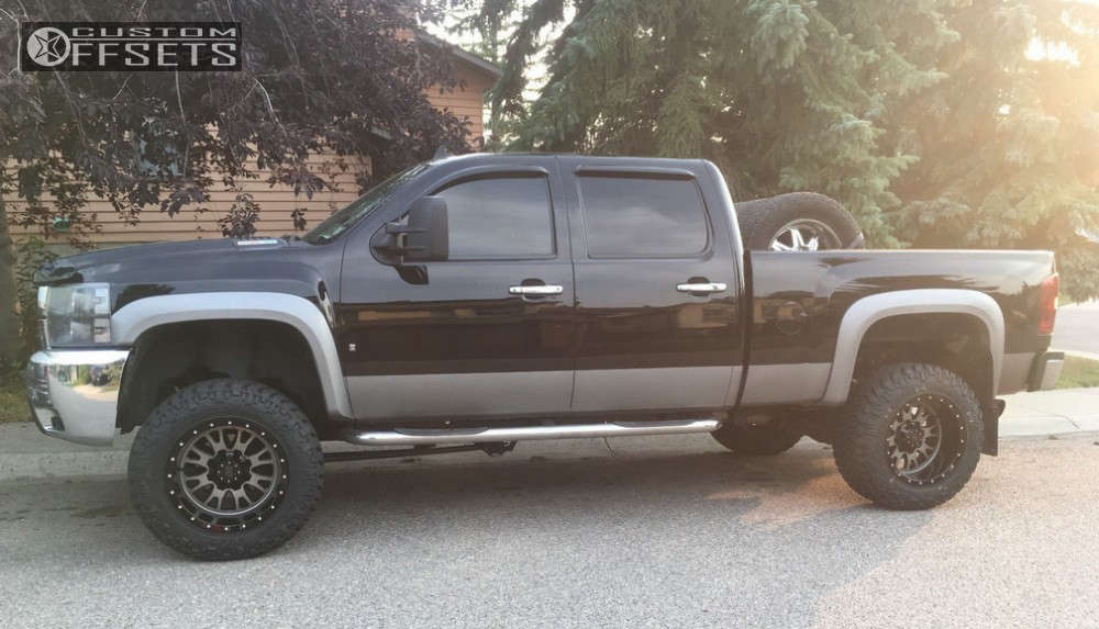2008 Chevrolet Silverado 2500 HD with 20x12 -44 RBP Assassin and 35/12 ...