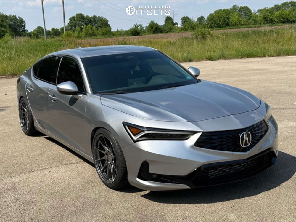2023 Acura Integra with 18x9.5 35 Aodhan Ah09 and 255/35R18 Falken ...