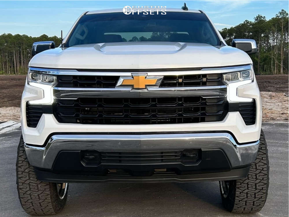 2023 Chevrolet Silverado 1500 with 22x12 -44 Hostile Forged Savage and ...