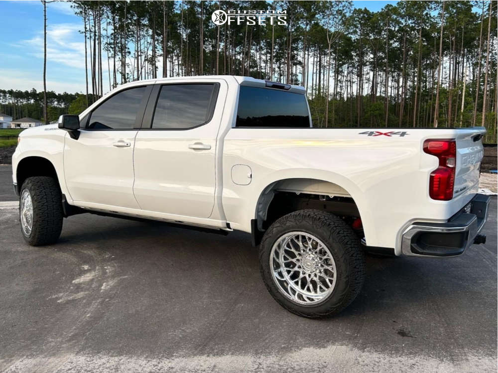 2023 Chevrolet Silverado 1500 with 22x12 -44 Hostile Forged Savage and ...