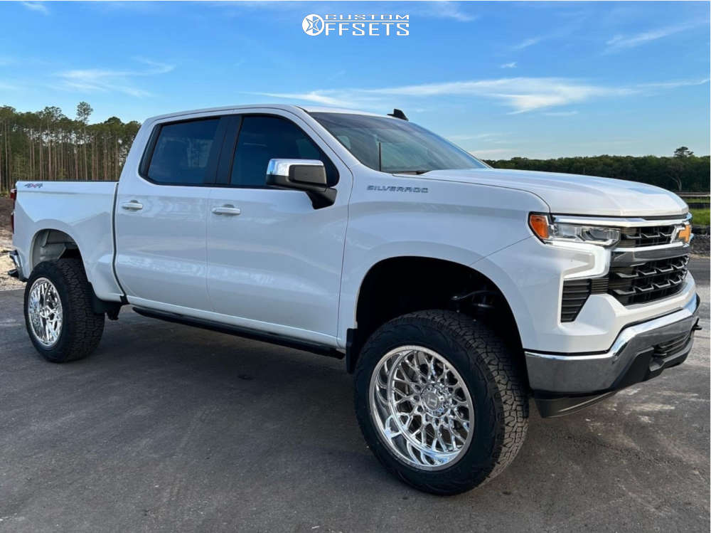 2023 Chevrolet Silverado 1500 with 22x12 -44 Hostile Forged Savage and ...