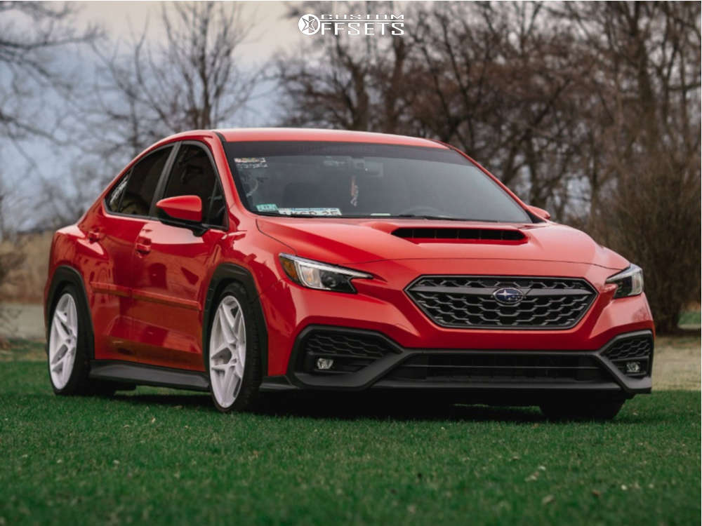 2022 Subaru WRX with 18x9.5 35 Kansei Astro and 245/40R18 Dunlop SP ...