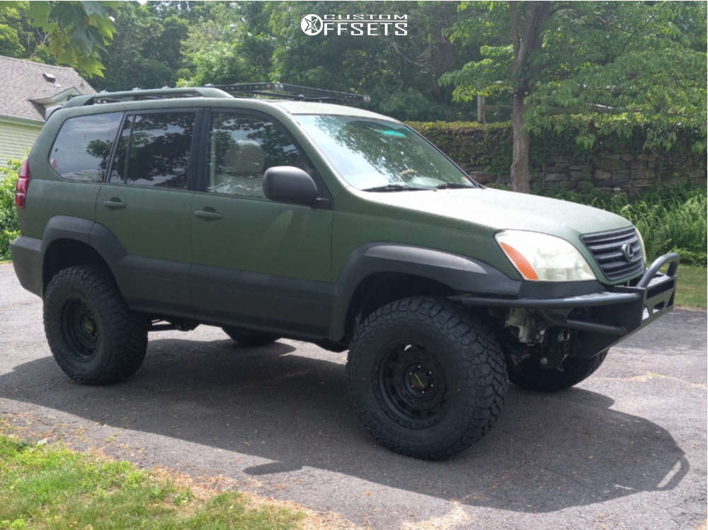 2007 Lexus GX470 with 18x9.5 -18 Vision Tactical and 35/12.5R18 Kenda ...