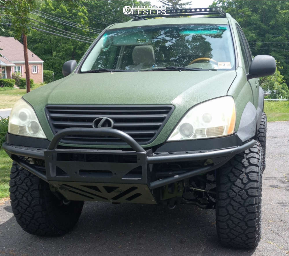 2007 Lexus GX470 with 18x9.5 -18 Vision Tactical and 35/12.5R18 Kenda ...