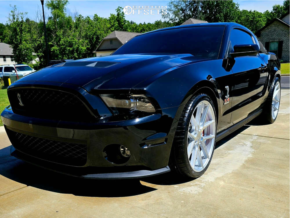 2012 Ford Mustang with 20x9 32 Aodhan Aff3 and 265/30R20 Michelin Pilot ...