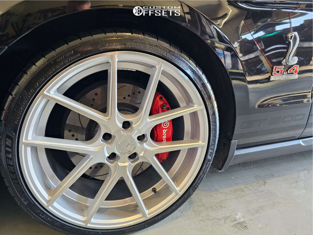 2012 Ford Mustang with 20x9 32 Aodhan Aff3 and 265/30R20 Michelin Pilot ...