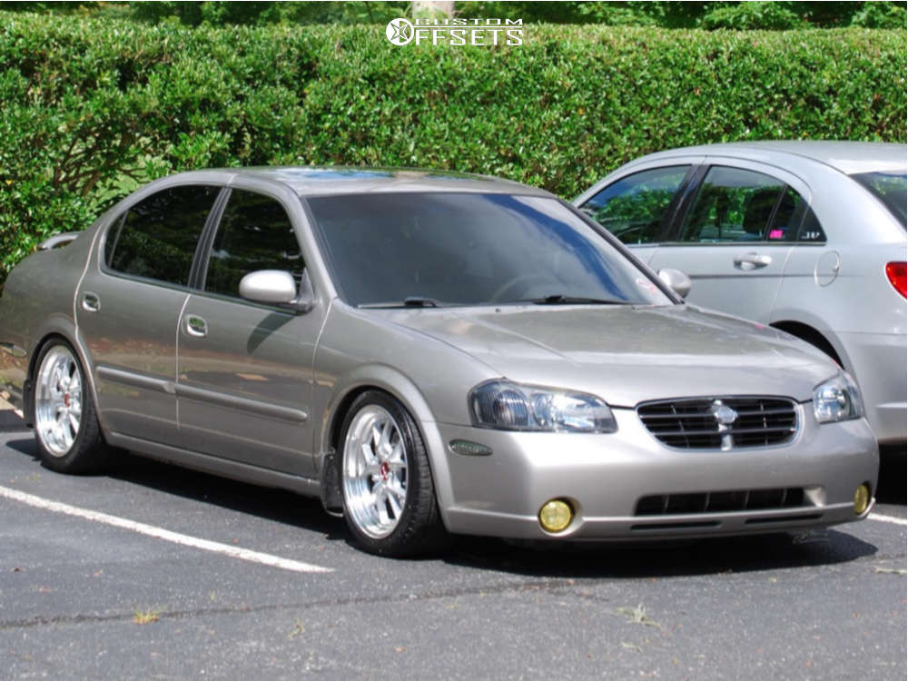 2000 Nissan Maxima with 17x8.5 38 F1R F105 and 245/40R17 Lexani Lx ...