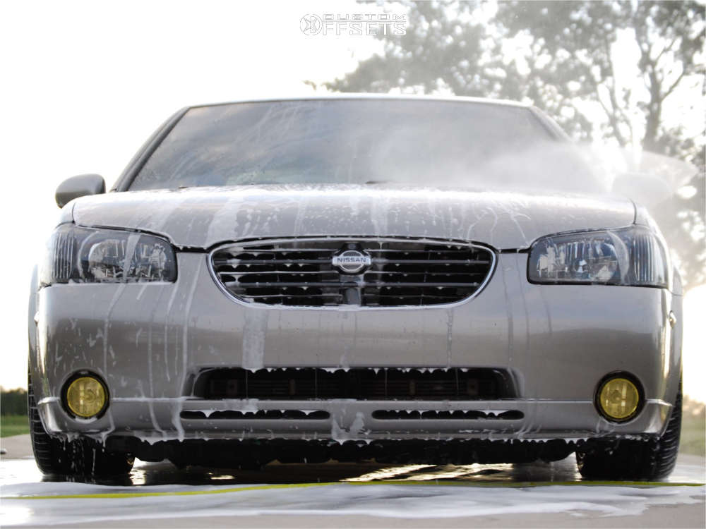 2000 Nissan Maxima with 17x8.5 38 F1R F105 and 245/40R17 Lexani Lx ...