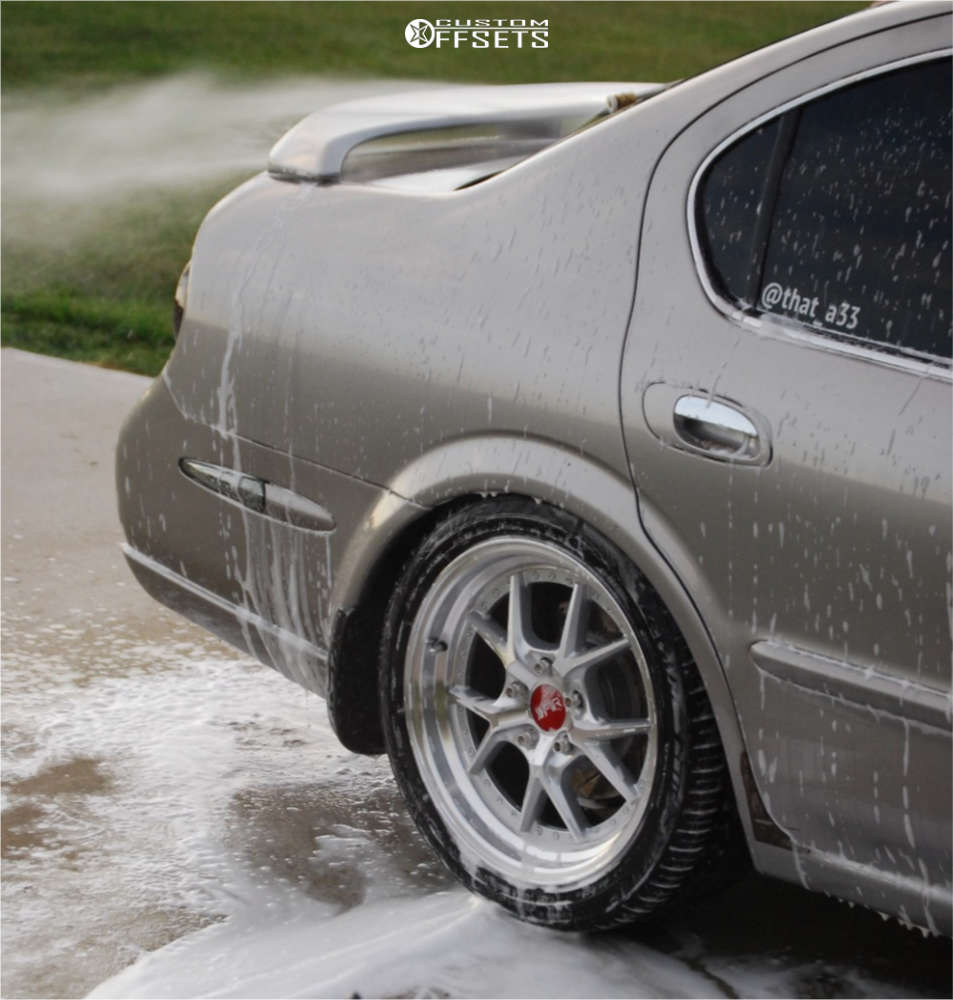 2000 Nissan Maxima with 17x8.5 38 F1R F105 and 245/40R17 Lexani Lx ...