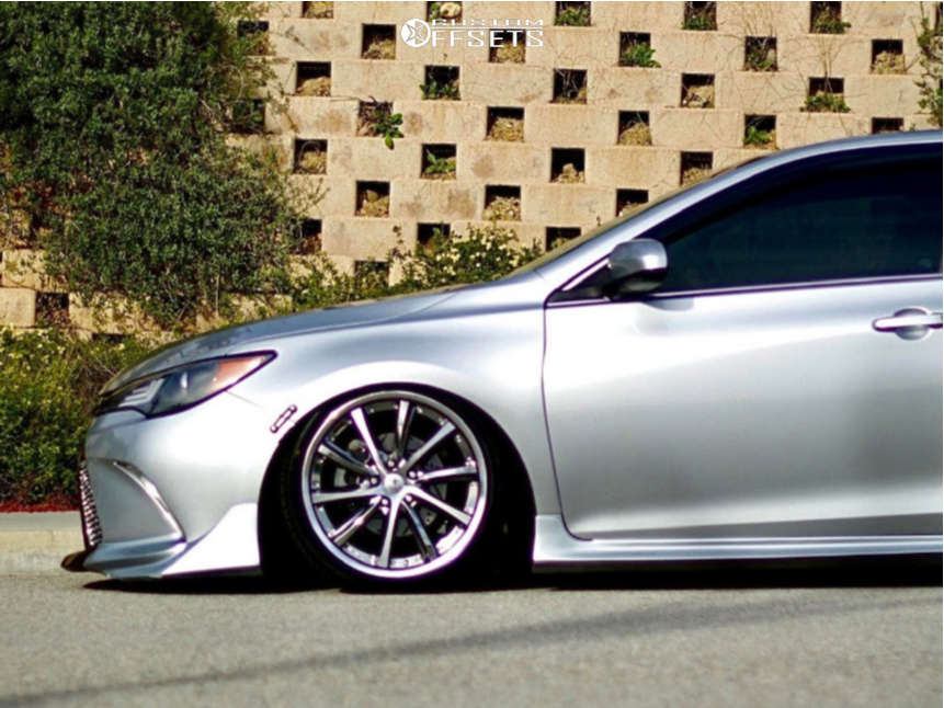 2015 Toyota Camry with 19x8.5 37 Weds Kranze Vishnu and 225/35R19 ...