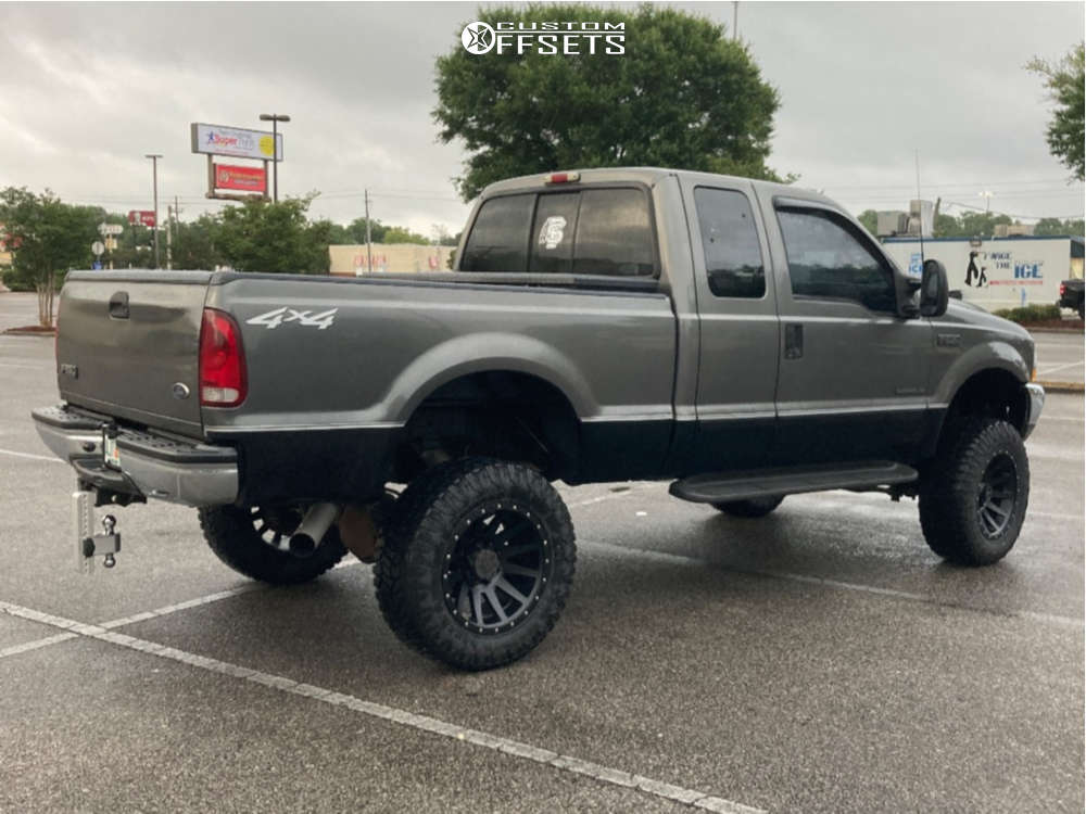 2002 Ford F-250 Super Duty with 20x10 -19 Icon Alloys Compression and ...