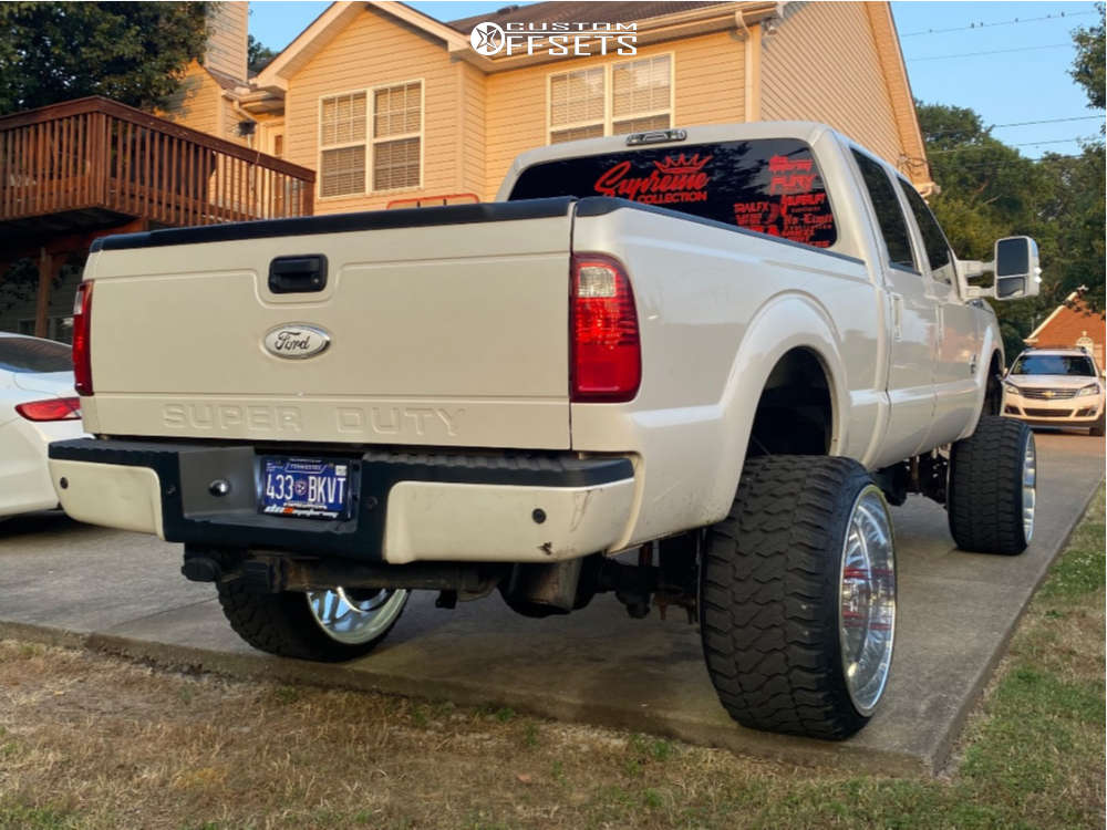 2011 Ford F-350 Super Duty with 26x16 -101 KG1 Forged Primacy and 35/15 ...