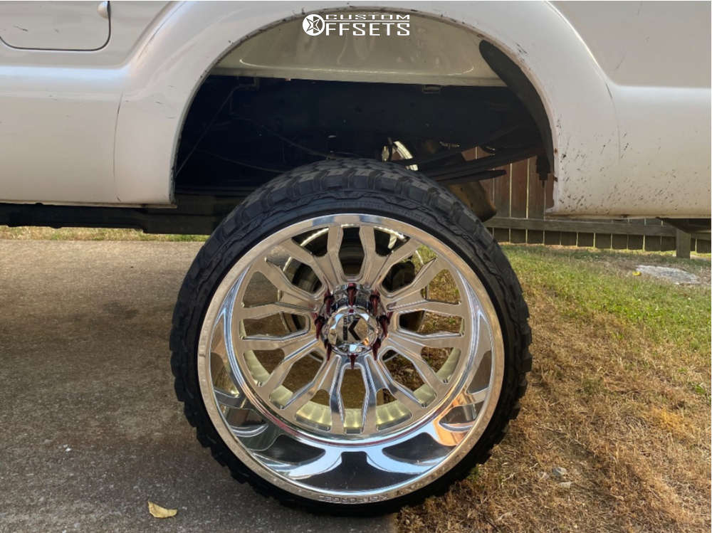 2011 Ford F-350 Super Duty with 26x16 -101 KG1 Forged Primacy and 35/15 ...