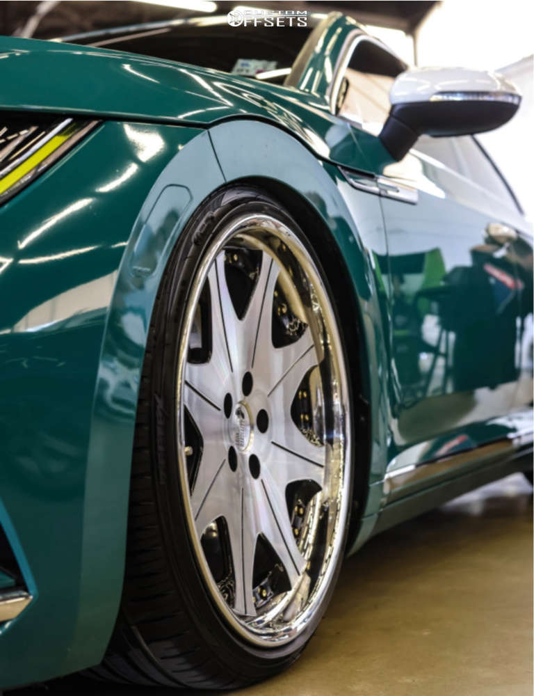 2021 Volkswagen Arteon with 20x9.5 25 Leon Hardiritt Waffe and 225 ...