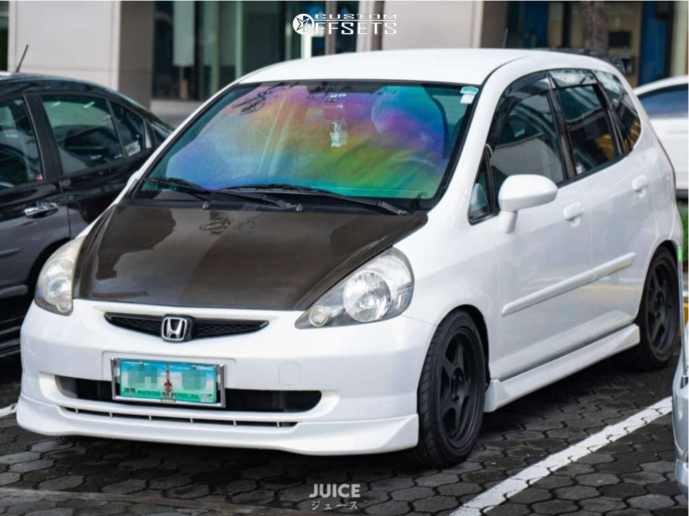 2005 Honda Fit GD3 with 16x7 45 Rota Slipstreams and 195/50R16 Yokohama ...