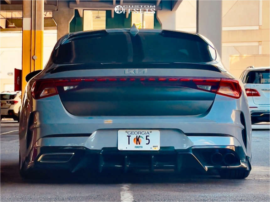 2022 Kia K5 with 19x8.5 35 Niche Vice and 225/35R19 Vercelli Strada Ii and Air Suspension ...