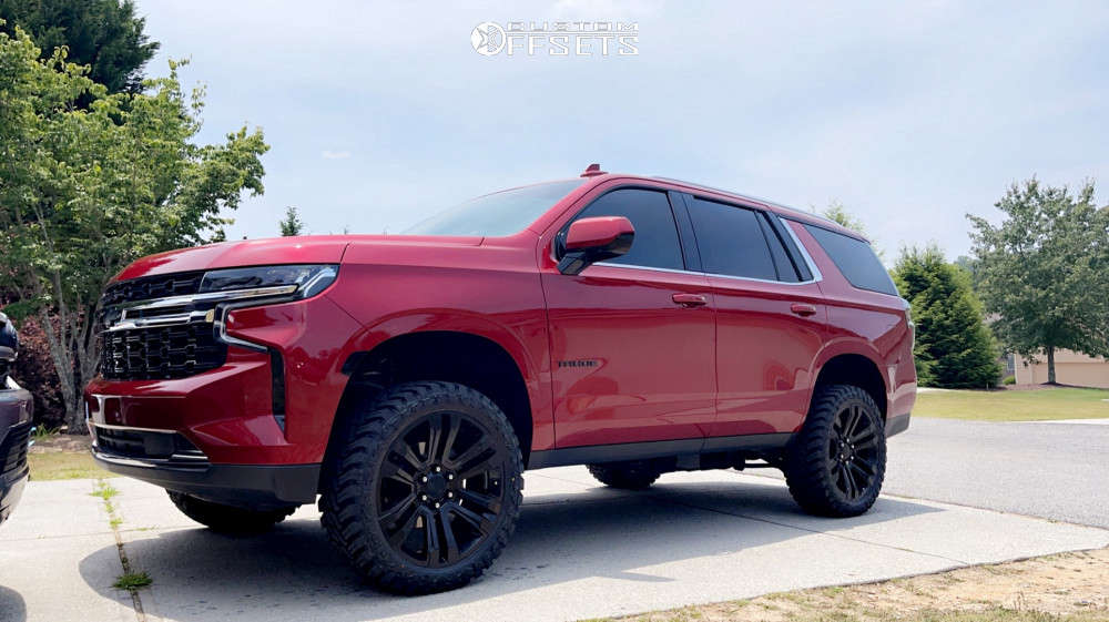 2022 Chevrolet Tahoe with 22x9 24 OE Performance 182 and 33/12.5R22 ...