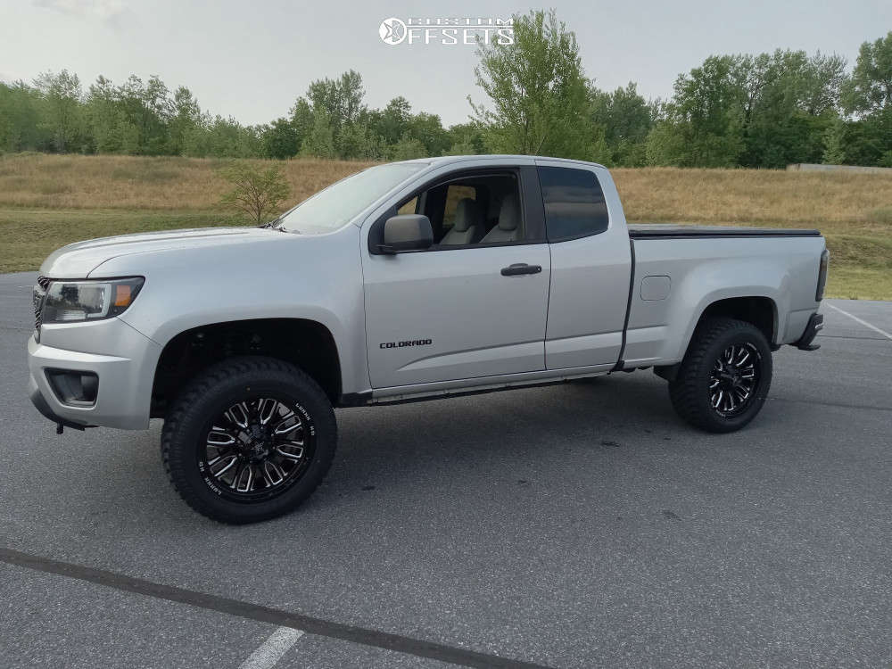 2019 Chevrolet Colorado with 20x9 0 Luxxx HD Lhd26 and 275/55R20 Atturo ...