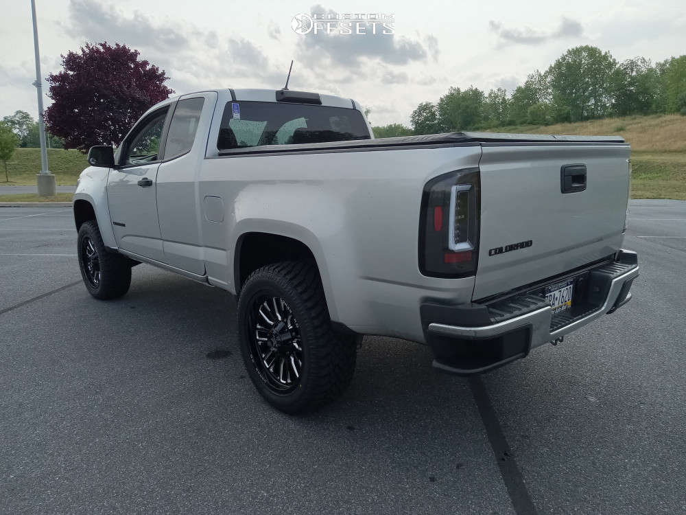 2019 Chevrolet Colorado with 20x9 0 Luxxx HD Lhd26 and 275/55R20 Atturo ...