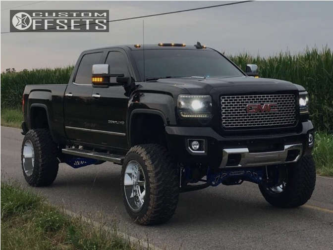 2016 GMC Sierra 2500 HD with 22x14 -76 Hostile Alpha and 37/13.5R22 ...