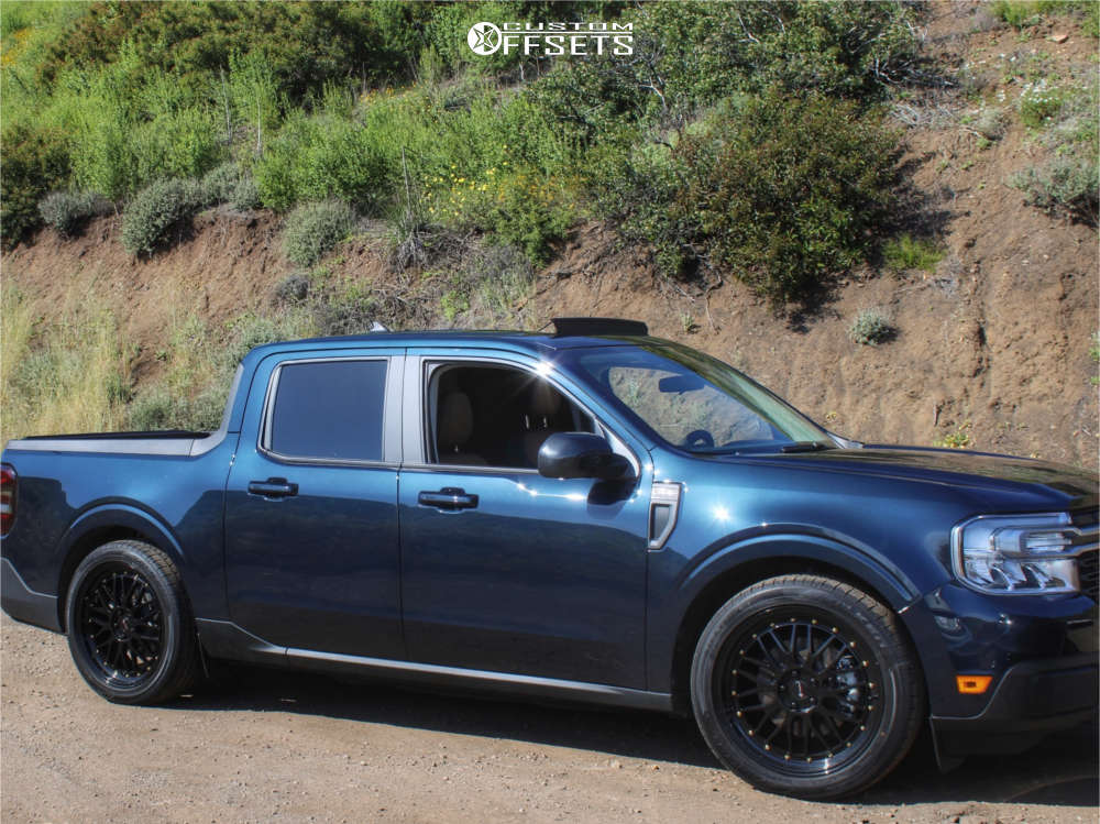 2023 Ford Maverick with 20x8.5 35 Vors Vr8 and 255/45R20 Falken Ziex ...