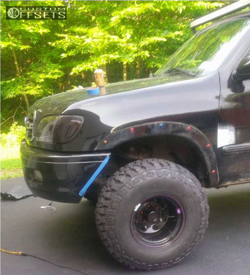 2000 Toyota Tundra with 15x12 -89 Bart Wheels Super Trucker and 33/12 ...