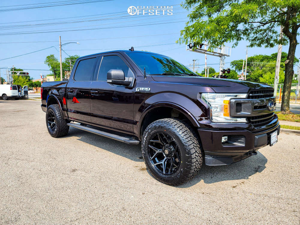 2018 Ford F-150 with 20x10 -18 4Play 4p06 and 295/60R20 Falken Wildpeak ...