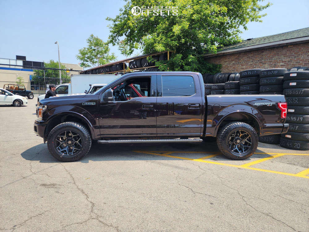 2018 Ford F-150 with 20x10 -18 4Play 4p06 and 295/60R20 Falken Wildpeak ...