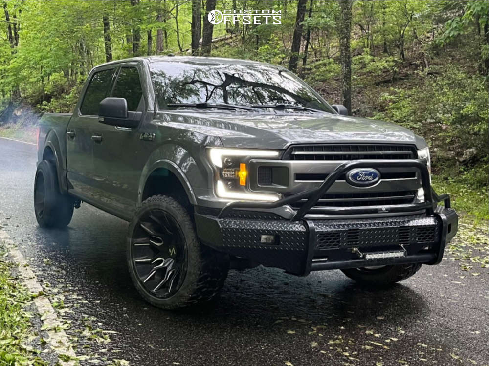 2018 Ford F-150 with 22x12 -51 ARKON OFF-ROAD Roosevelt and 33/12.5R22 ...