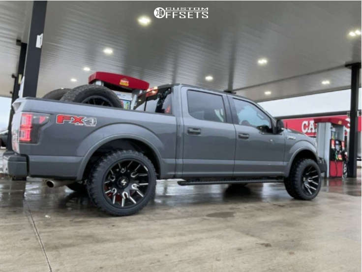 2018 Ford F-150 with 22x12 -51 ARKON OFF-ROAD Roosevelt and 33/12.5R22 ...