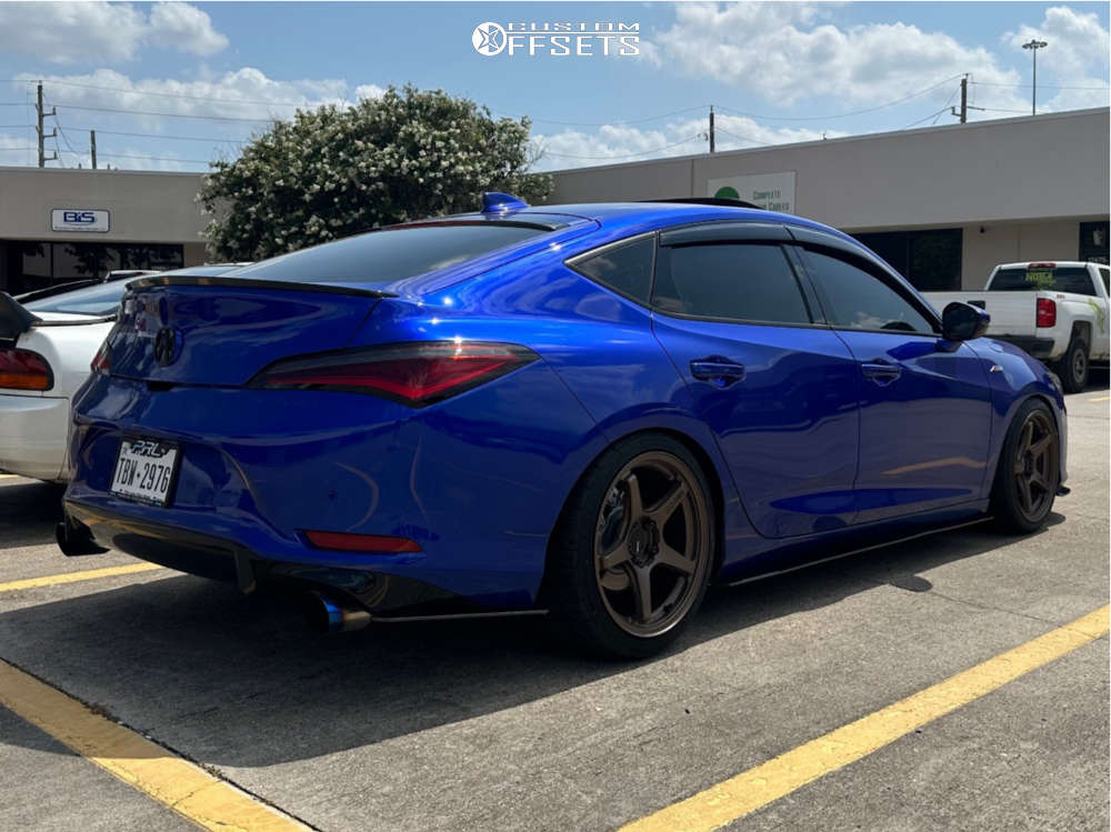 2023 Acura Integra with 18x9.5 38 Enkei Ts-5 and 255/35R18 Federal 595 ...