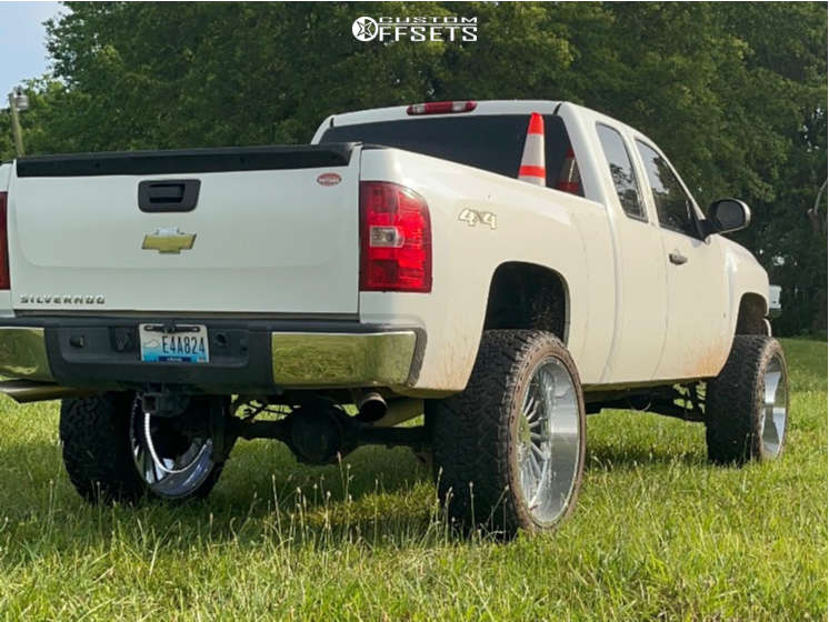 2007 Chevrolet Silverado 1500 with 26x12 -44 Hardcore Offroad Hc17 and ...