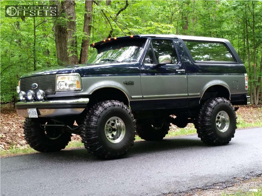 1995 Ford Bronco with 15x12 -73 Mickey Thompson Classic Iii and 38/15 ...