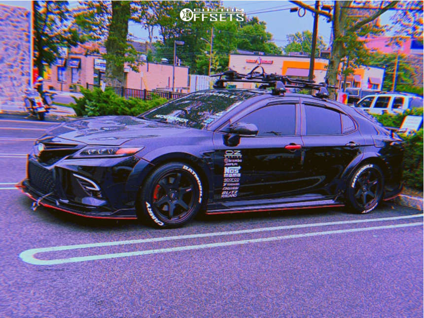 2021 Toyota Camry with 19x8.5 30 ESR Ap6 and 245/40R19 Toyo Tires ...