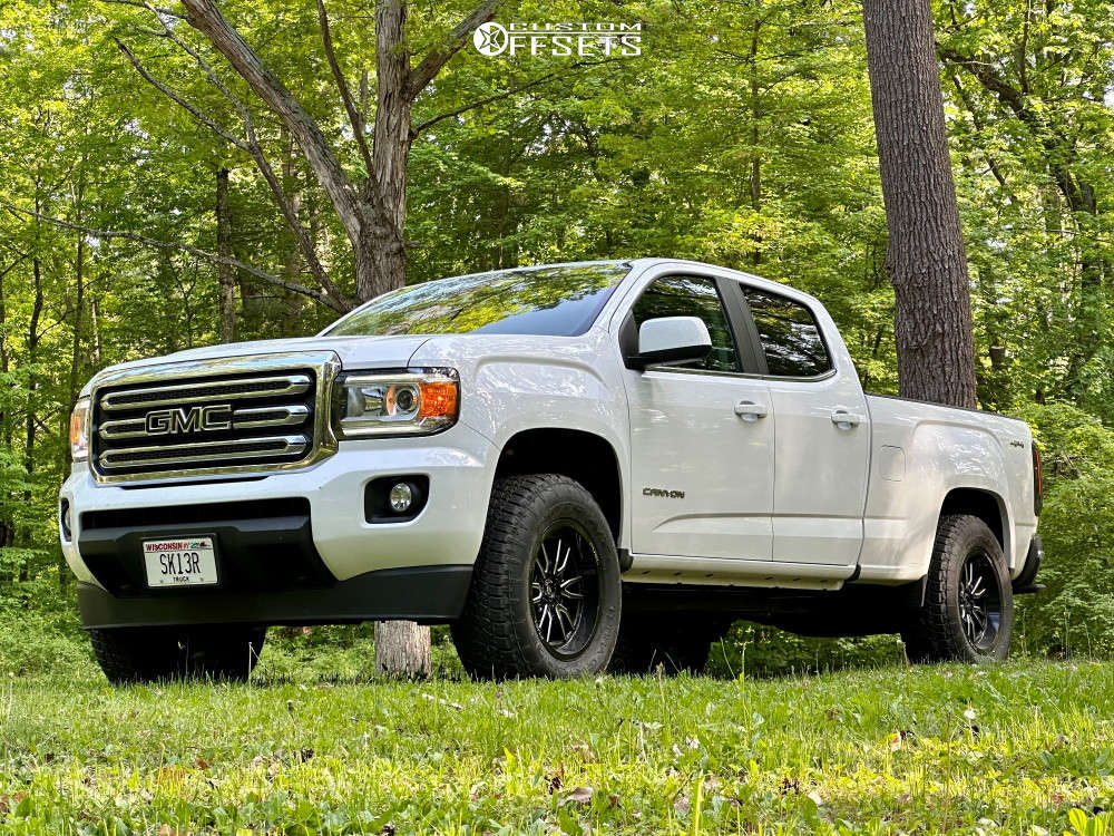 2018 GMC Canyon with 18x9 1 Fuel Clash and 275/65R18 Nitto Terra ...