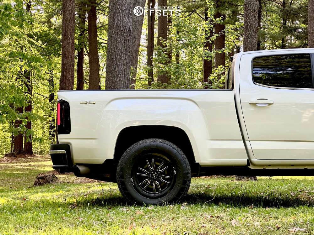 2018 GMC Canyon with 18x9 1 Fuel Clash and 275/65R18 Nitto Terra ...