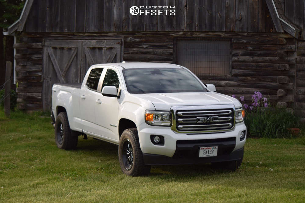 2018 GMC Canyon with 18x9 1 Fuel Clash and 275/65R18 Nitto Terra ...