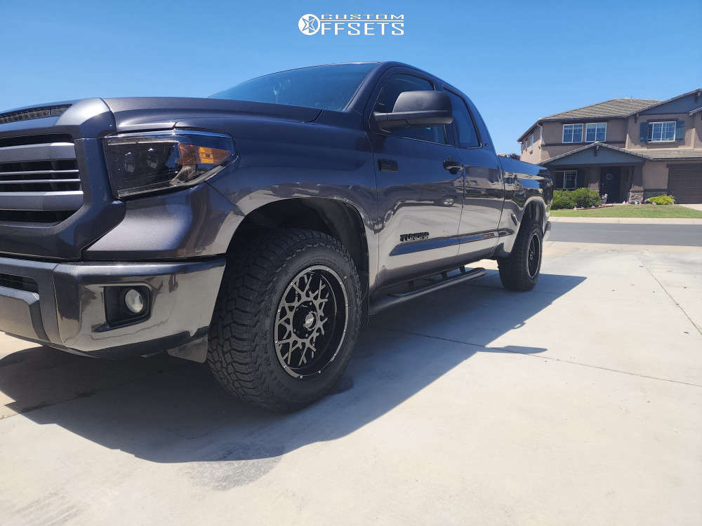 2015 Toyota Tundra with 18x9 12 Vision Rocker and 265/65R18 Falken ...
