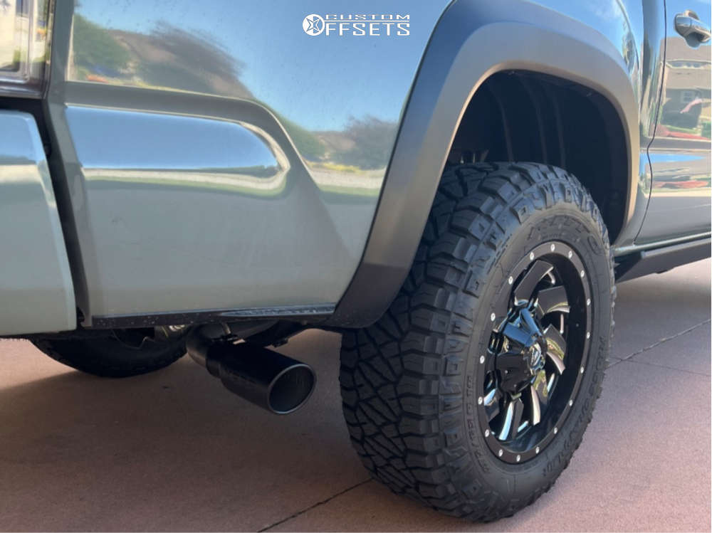 2023 Toyota Tacoma with 18x9 1 Fuel Cleaver and 275/65R18 Nitto Ridge ...