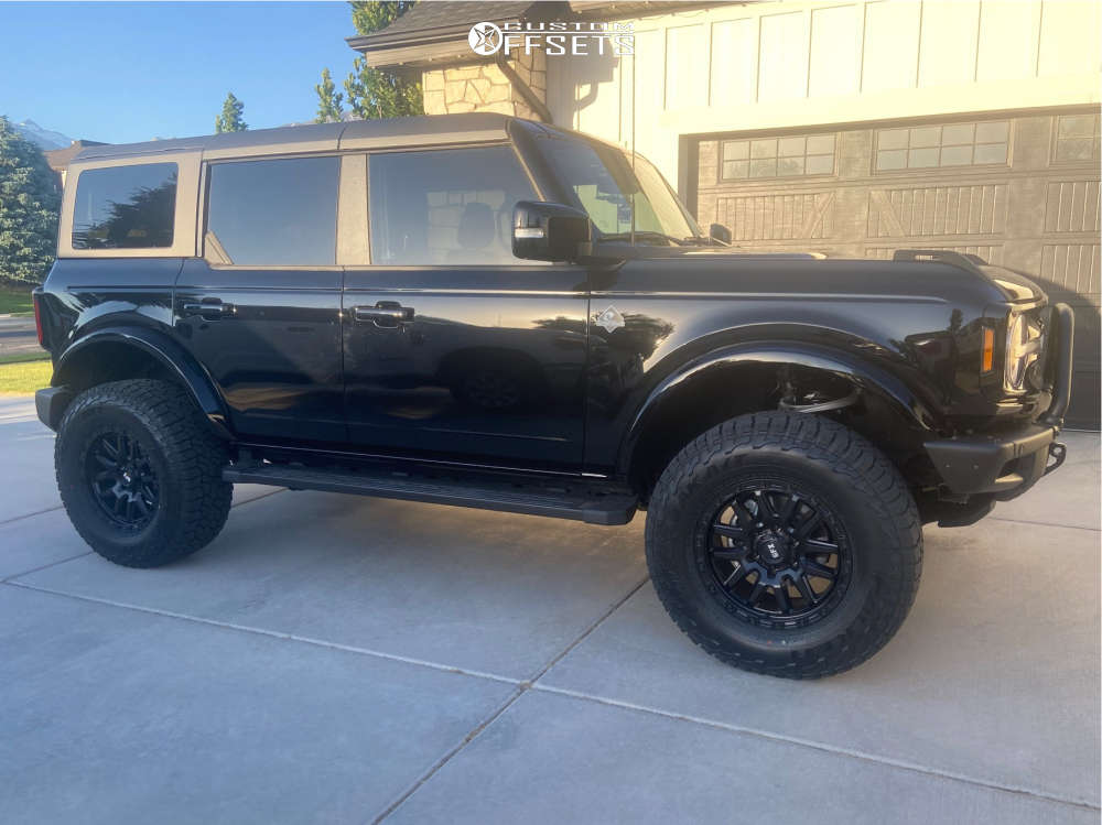2023 Ford Bronco with 18x9 12 G-FX Tr-26 and 295/70R18 Falken WildPeak AT3W and Suspension Lift ...