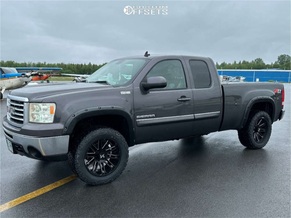 2011 GMC Sierra 1500 with 20x10 -25 ARKON OFF-ROAD Churchill and 285 ...