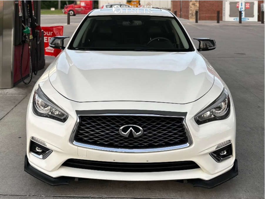 2018 INFINITI Q50 with 19x8.5 35 Aodhan Aff7 and 245/35R19 Continental Extremecontact Dws06 Plus ...