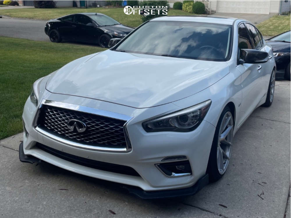 2018 INFINITI Q50 with 19x8.5 35 Aodhan Aff7 and 245/35R19 Continental Extremecontact Dws06 Plus ...