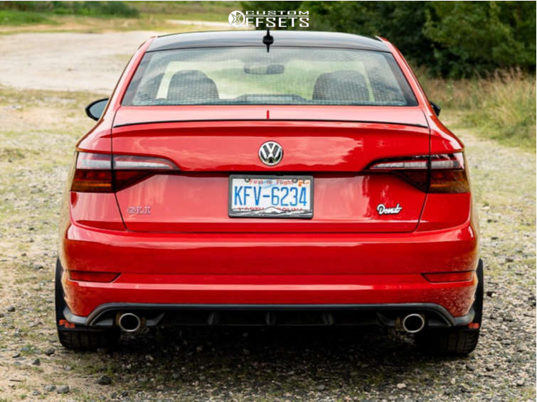 2019 Volkswagen Jetta with 18x8.5 35 Aodhan Ah-x and 255/40R18 Michelin ...