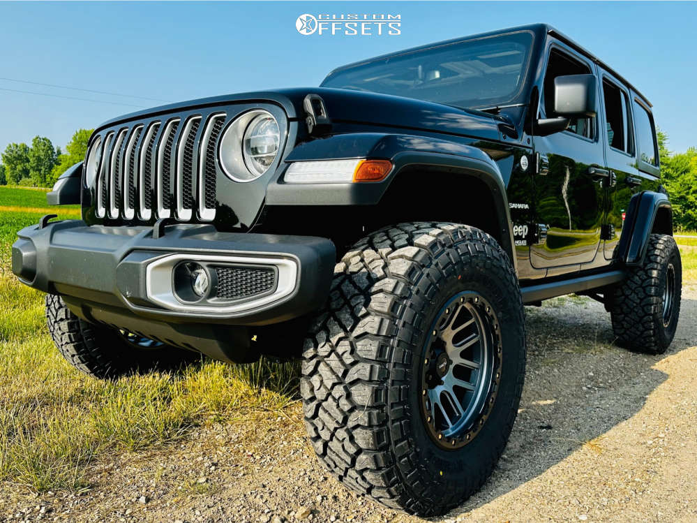 2018 Jeep Wrangler JL with 17x9 -12 Vision Nemesis and 35/12.5R17 Kenda ...