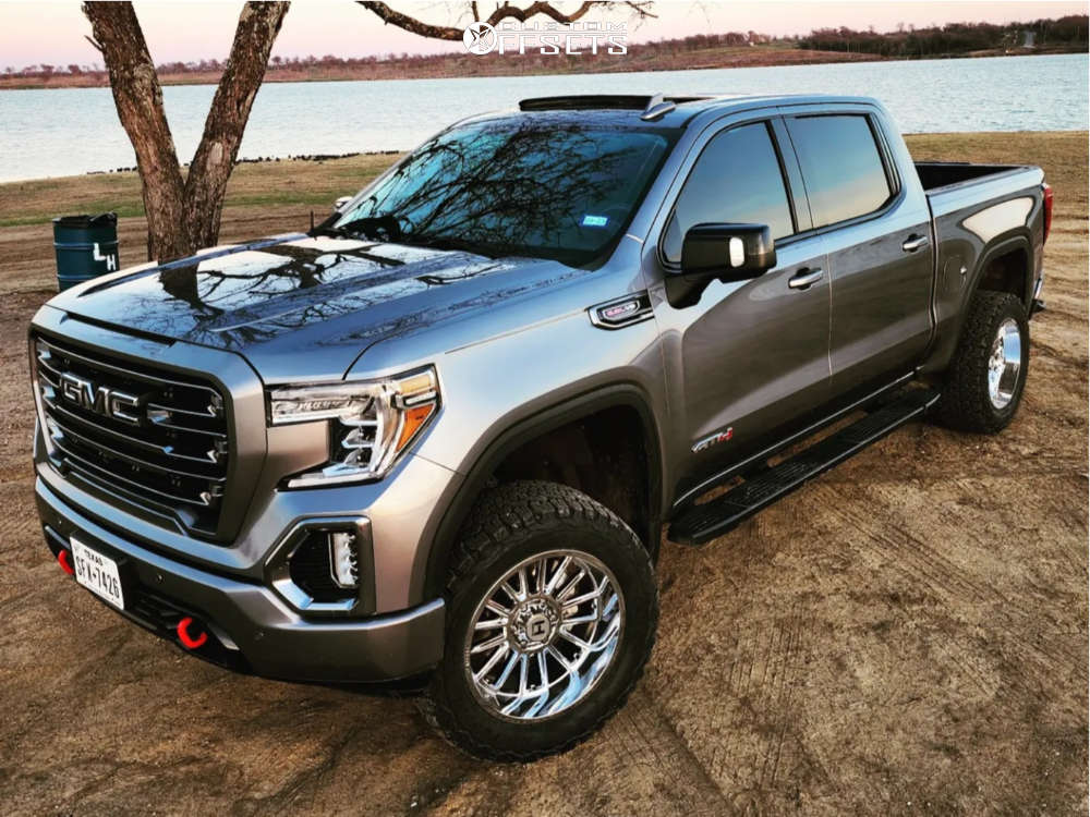 2020 GMC Sierra 1500 with 20x10 -19 Hostile Predator and 285/60R20 BFGoodrich All Terrain TA KO2 ...