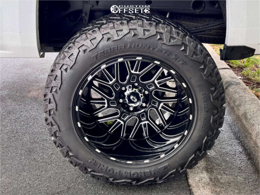 2016 Chevrolet Silverado 1500 with 20x12 -51 Vision Brawl and 35/12 ...