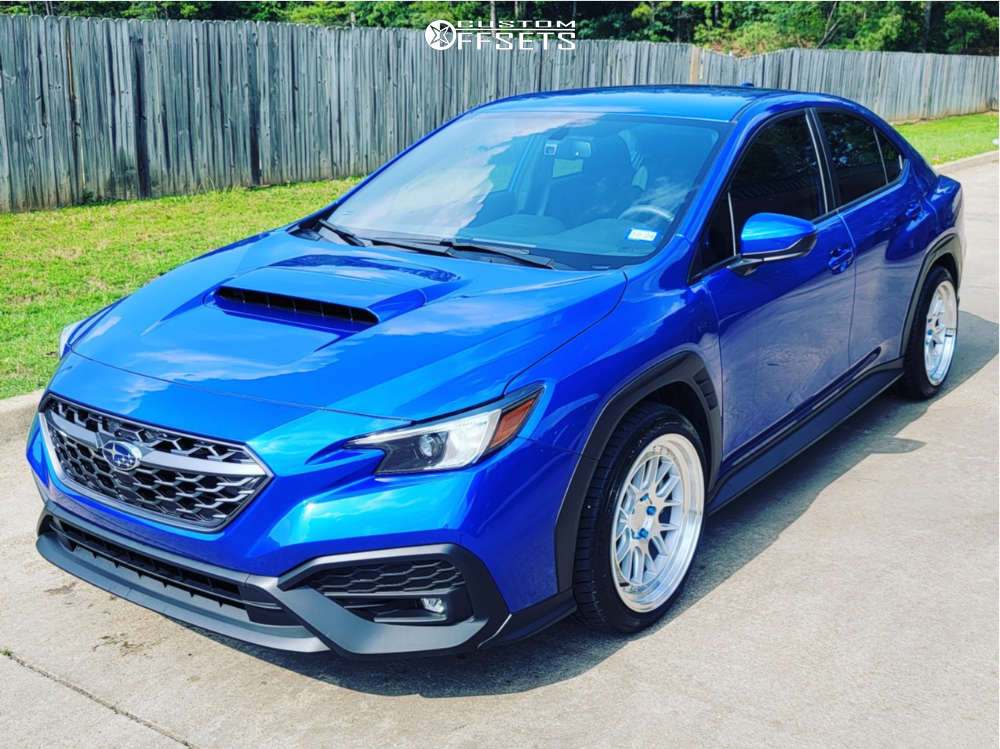 2022 Subaru WRX with 18x9.5 30 Aodhan Ds06 and 245/40R18 Dunlop SP ...