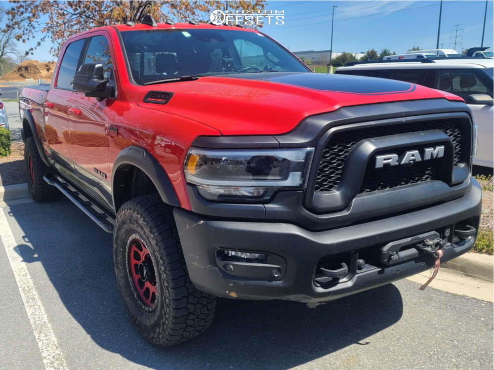 2019 Ram 2500 with 17x8.5 0 Method Mr305 and 35/12.5R17 Falken WildPeak ...