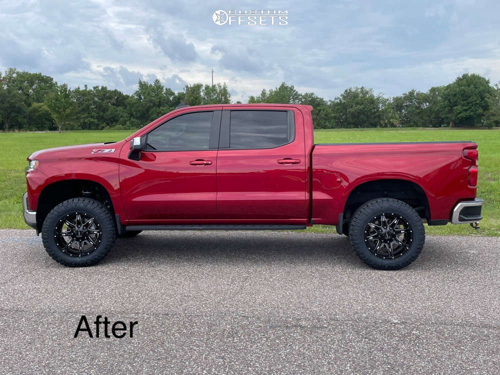 2021 Chevrolet Silverado 1500 with 20x10 -24 Savage Offroad Sa21 and ...